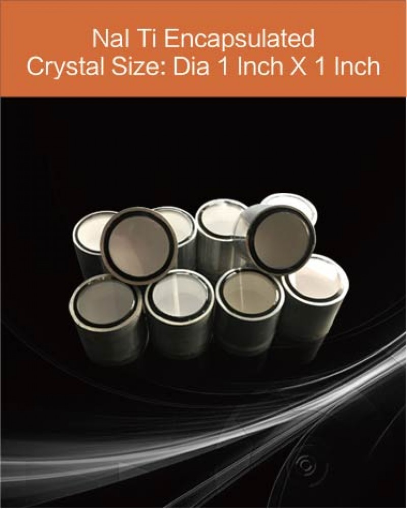NaI TI scintillation crystal, Thallium doped Sodium Iodide ...